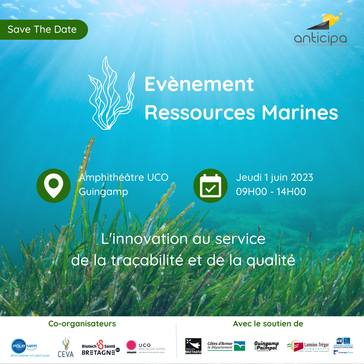 Evénement "Ressources marines" - Biotech Santé Bretagne